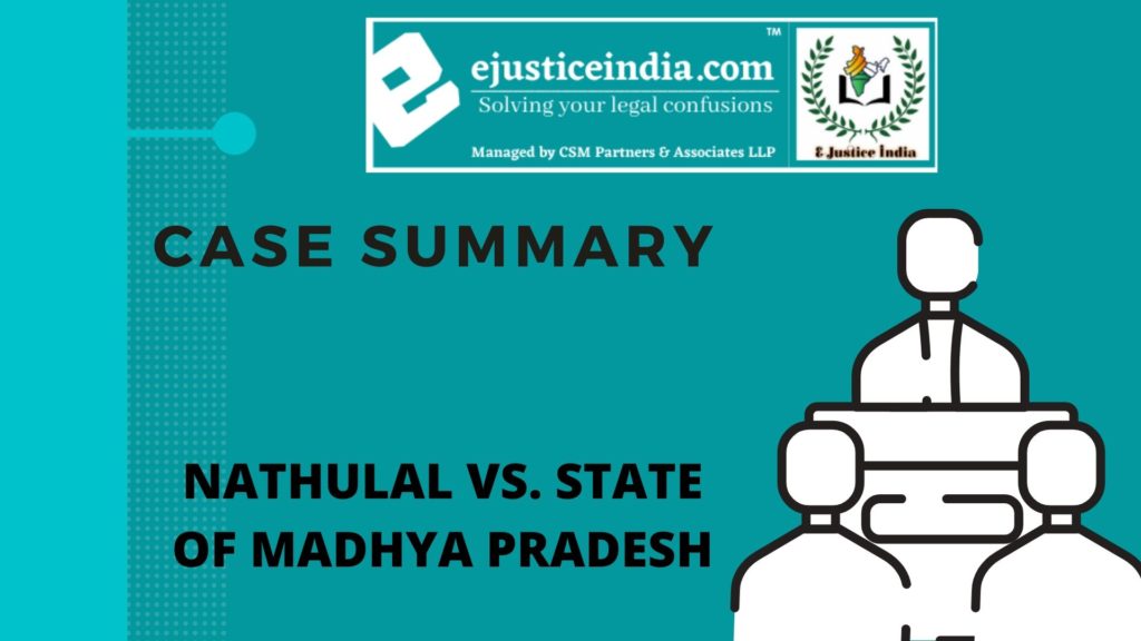 Case Summary : Raja Nand Kumar Case - E-Justice India