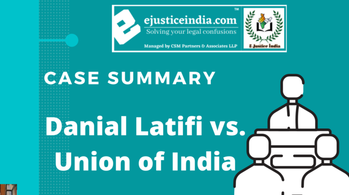 Case Summary : K M Nanavati vs. State of Maharashtra - E-Justice India